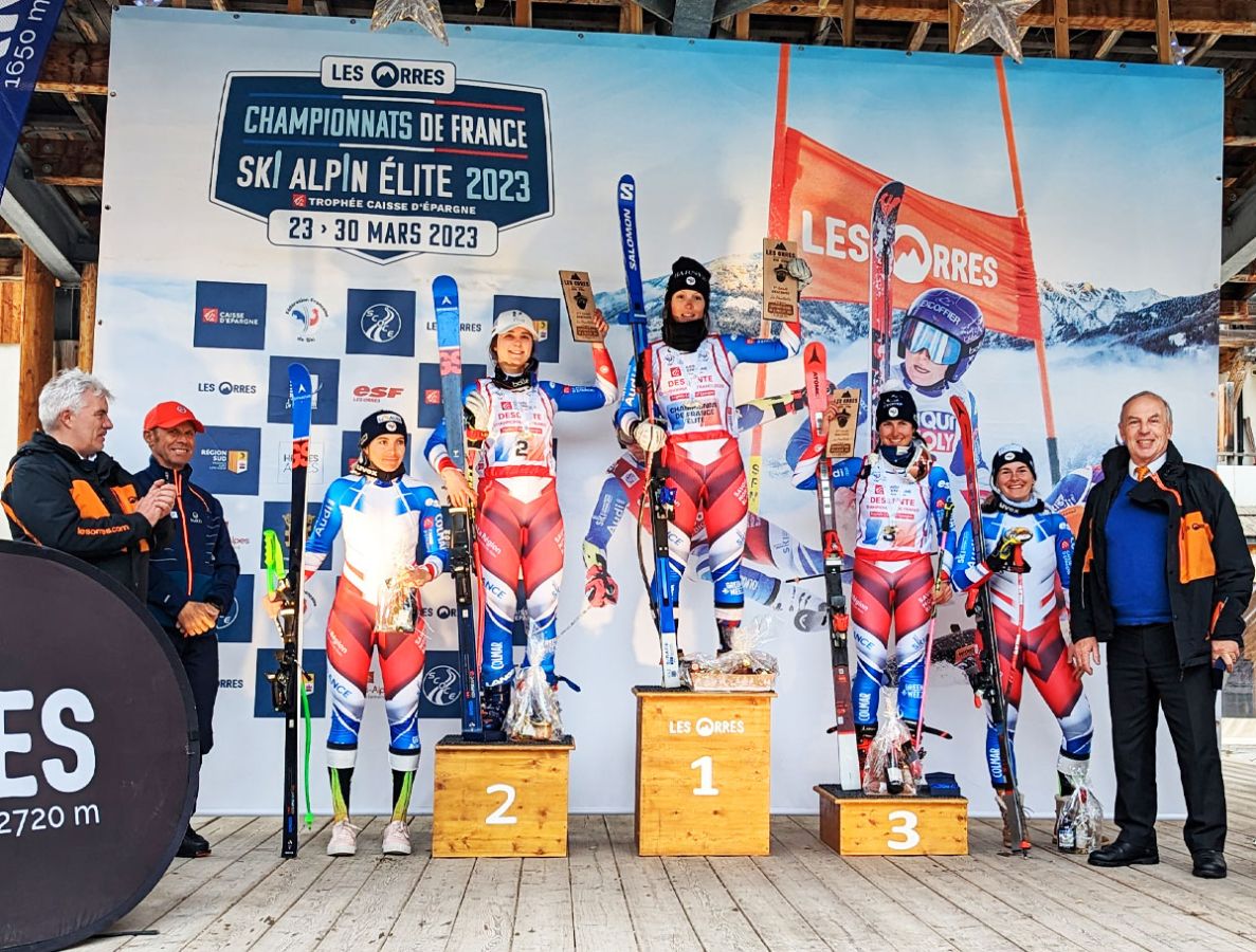 CDF - Podium Descente Femmes