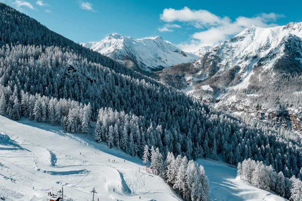 Les Orres - pistes neige